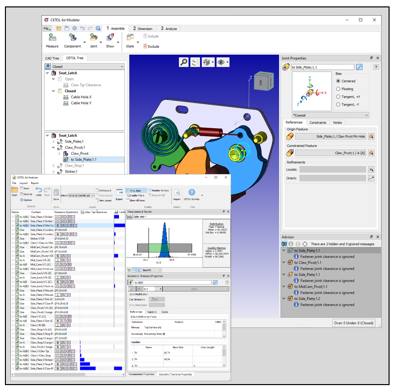 Sigmetrix CETOL 6 Sigma v11.3.0 3D Tolerance Analysis